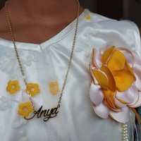 Custom Name Necklace, Sam Nameplate Necklace, Personalized Letter Name ...