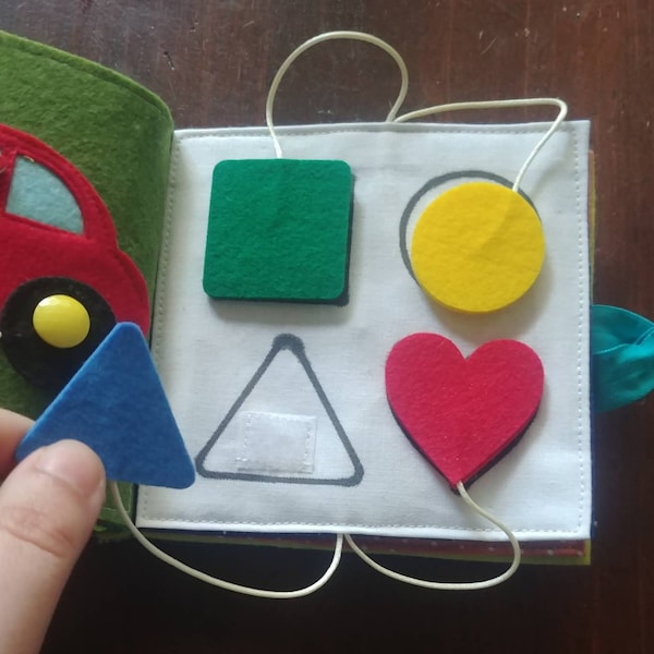 Quiet Book Pattern and Instructions, Complete Book, 7 Activity Pages - Etsy