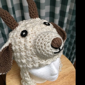 Crochet Pattern Goat Hat - Etsy