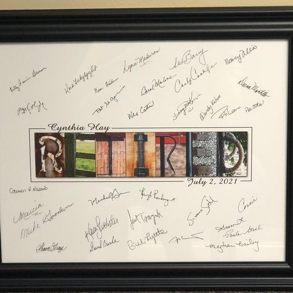 Retirement Signature Gift, Leaving Gift Retirement Signing Gift ...