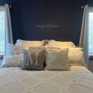 Front Door Monogram Decal Storm Door Decal Letter Monogram - Etsy