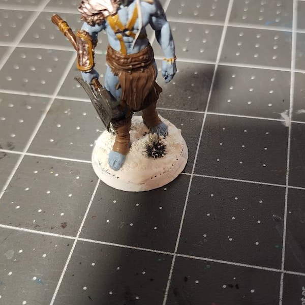 Goliath Viking Barbarian Axe Premium Dnd Miniature Mini Figurine Figure ...