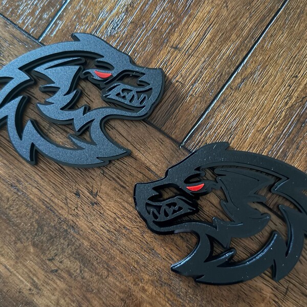 Orca Whale Glossy Black on White Emblem Badges Custom New - Etsy