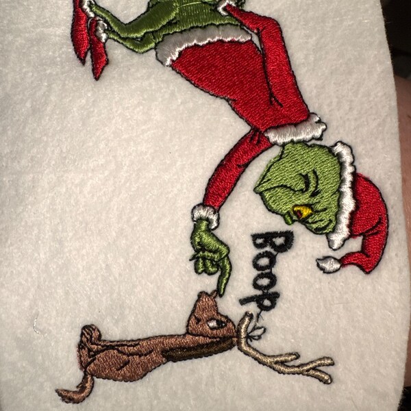 Grinch Dog Max Embroidery Design, Christmas Grinch Embroidery File - 3 ...