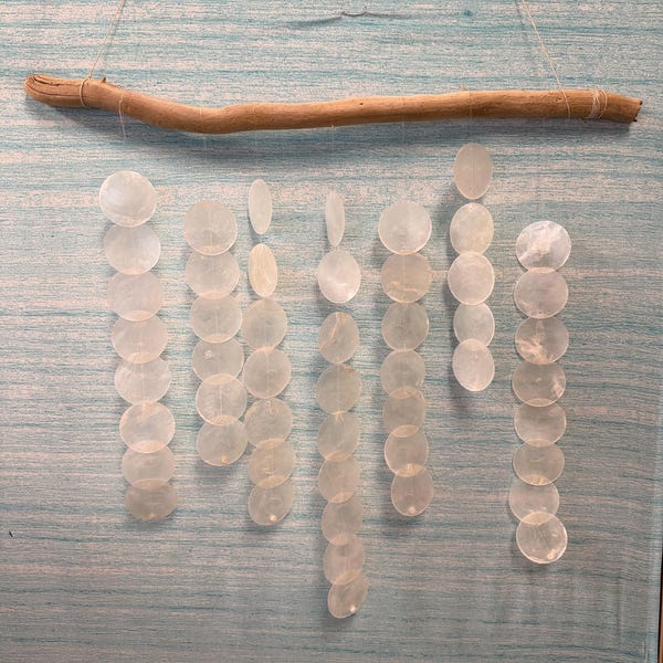 Drift & Flow Capiz Shell Wall Hanging - Etsy
