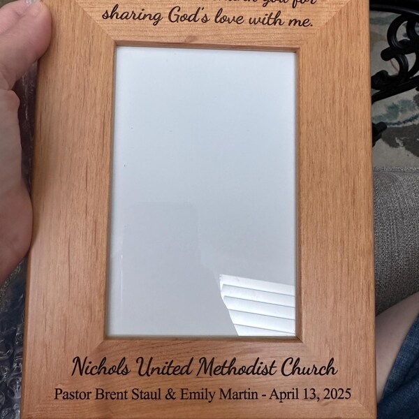 The Best Couple Gift, Wedding Photo Frame, Engraved Photo Frame for ...