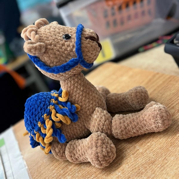 LOW SEW Camel Crochet Pattern Camel Amigurumi Pattern DIY Crochet Tutorial Camel Crochet Animal ...