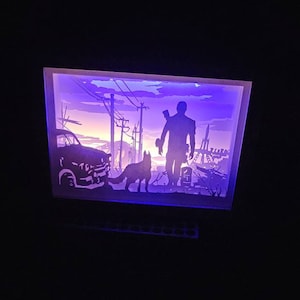 Fallout Light Box Gaming Room Decor Gaming Night Light - Etsy