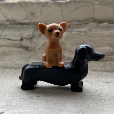 LEGO® Animals Dog Dachshund Weiner Dog, Minifigure, Minifig - Etsy