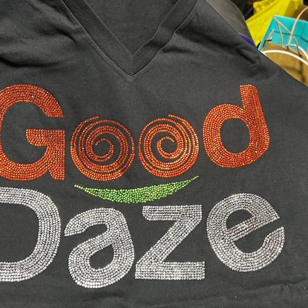 Custom Rhinestone Shirt: Personalized Bling Apparel - Etsy