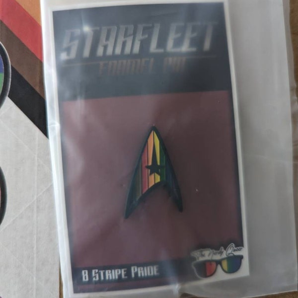 Starfleet Insignia Pride Flag Pins! | Star Trek-inspired Soft Enamel ...
