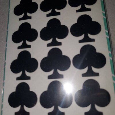 Playing Card Suits Decal Sheets Hearts, Diamonds, Spades, Clubs ...
