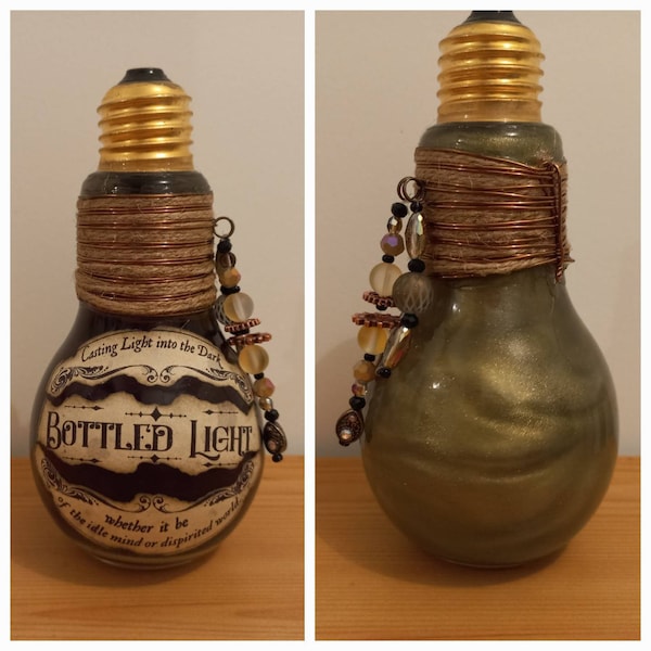 Bottled Light Potion/steampunk Color Changing Potion - Etsy