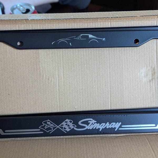 Custom Laser Engraved License Plate Covers | Frames - Etsy
