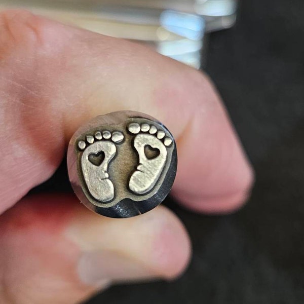 Baby Feet-metal Stamp - Etsy
