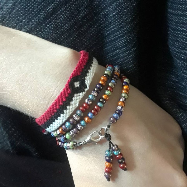 Pokeball Pokemon Friendship Bracelet - Etsy