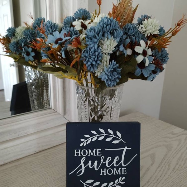 Small Home Signs, Wood, Mini Sign, Farmhouse Shelf Decor, Mantle Decor ...