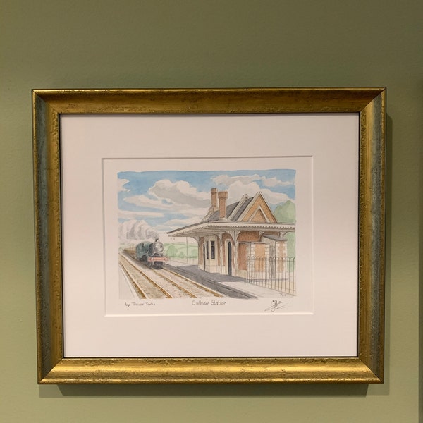 The Moot Hall, Keswick, the English Lake District, Cumbria. ORIGINAL ...