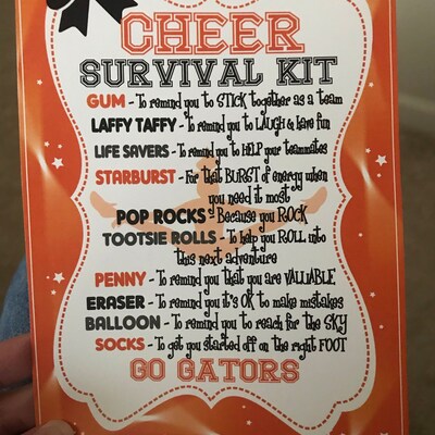 Cheerleading Survival Kits, Cheer Comp Kit, Cheer Camp Kit, Cheer Gifts ...
