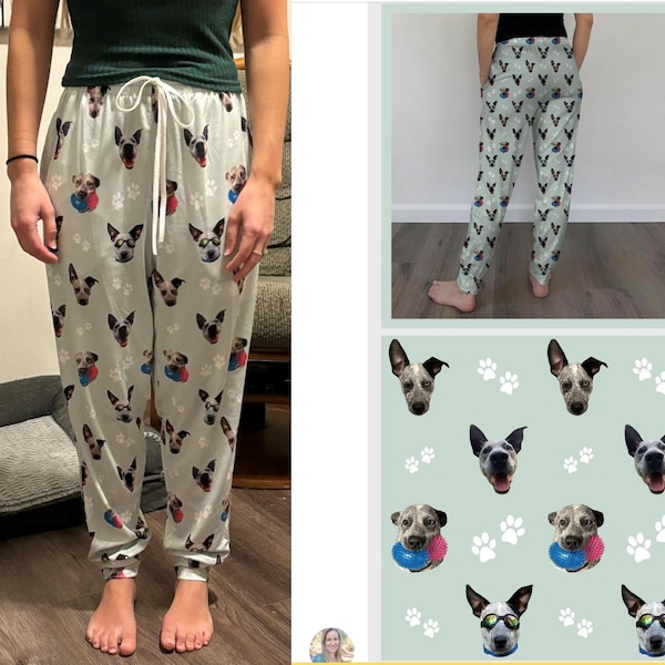 Wolf Pajama Pants, White Wolves Pjs, Wolf Lover Gift for Christmas Gift ...