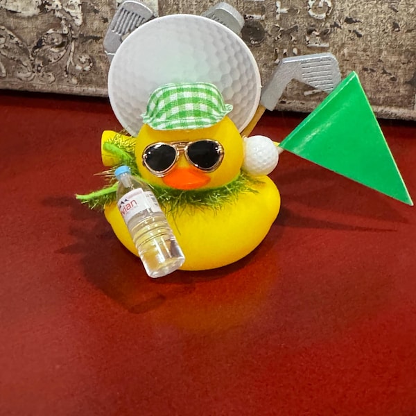 Rubber Duck Golfer - Etsy