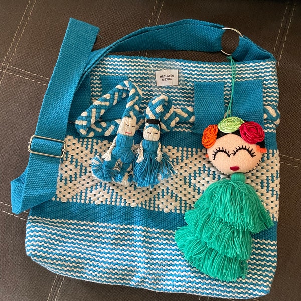 Mexican Morral Bag, Handmade Crochet Purse Bag, Crossbody Bags, Mochila ...