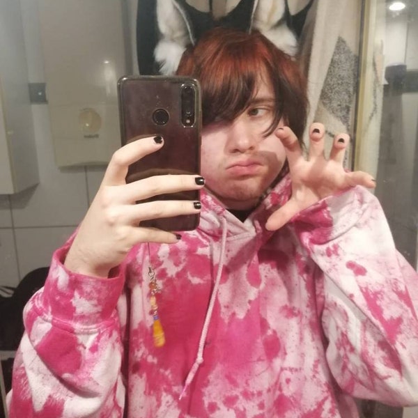 Handmade Fox Ears Tail Set Furry Faux Fur Animal Ears Hairband, Cute ...