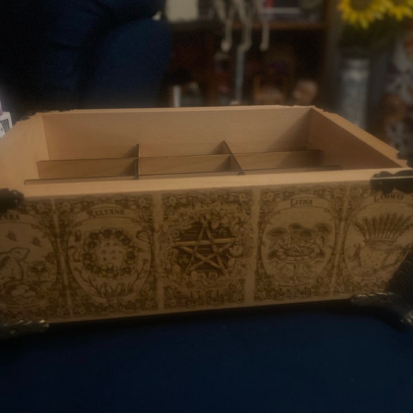 Ouija Board With Demons and Skulls Wooden Engraving Luxury Edition ...