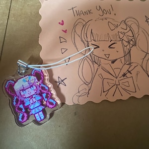 NEEDY STREAMER OVERLOAD Chainsaw Kangel Keychain - Etsy