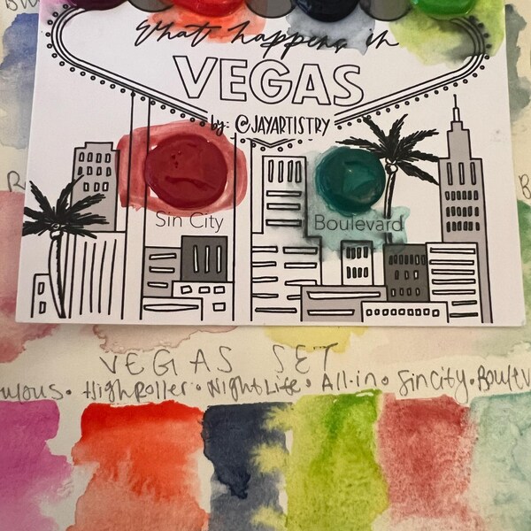 Handmade Watercolor Paint Shimmer Dot Card Sample yer a Wizard ...