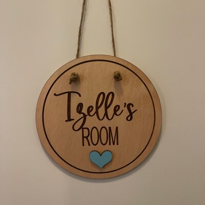 Custom Name Sign, Kids Room Decor, Wooden Name Sign, Nursery Door ...