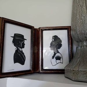 Princess Bride Hand Cut Silhouette, Matted. Buttercup and Westley - Etsy