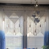 Macrame Valances Two Tone Boho Window Curtain - Etsy