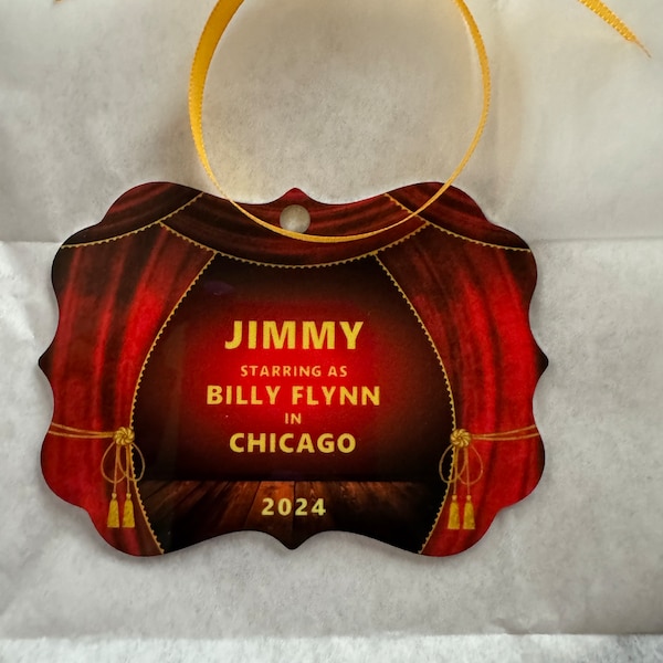 Theater Performance Christmas Ornament - Customized Keepsake Gift ...