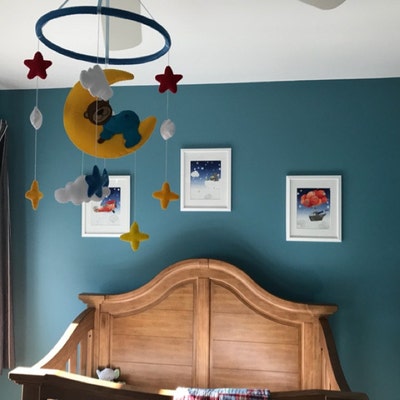 Boy Nursery Mobile Baby Crib Mobile Baby Mobile Crib Mobile Cute Bear ...