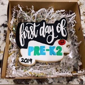 First Day of School Banner Cookie Cutter - Etsy