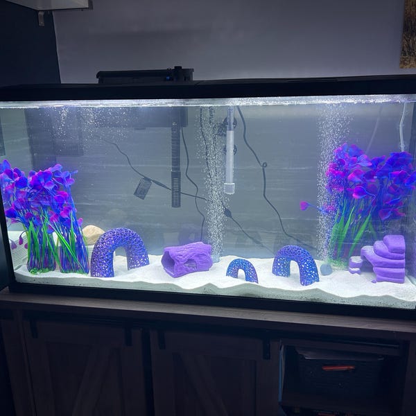Aquarium Rock Corner Cave, Cichlid Cave, Kuhli Loach Dojo Loach ...