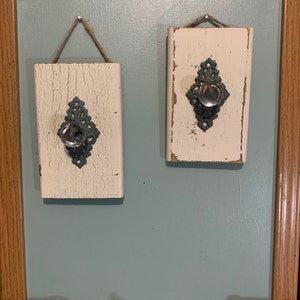 1 Vintage Style Bath Cast Iron Sign With Hook Shabby Farmhouse - Etsy