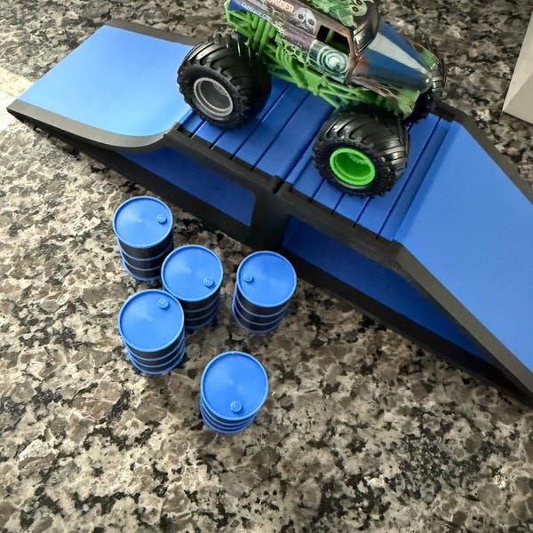 Monster Truck Ramps, 3D Printed Custom Made Ramps, Set of 3, Toy Trucks ...