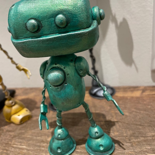Junkbox the Robot Steampunk Robot Space Robot Rustic Robot Girl/man ...