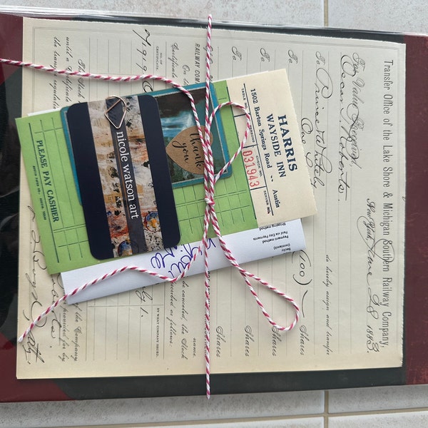 1917-18 Ledger - Unique Size, Beautiful Writing - Antique, Old, Vintage ...