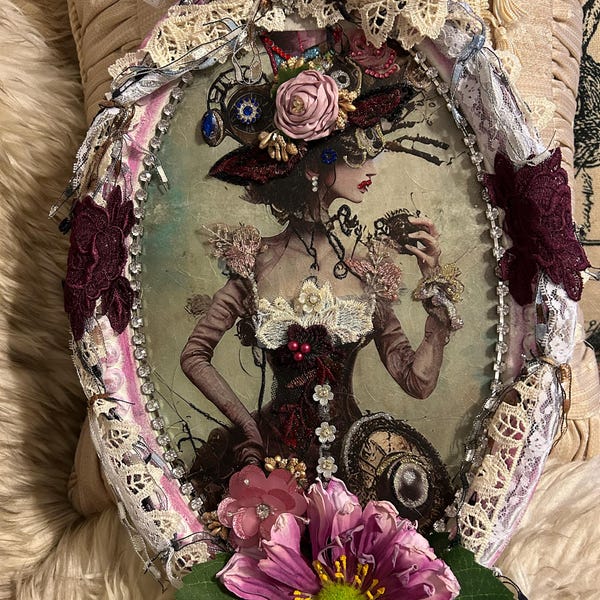 Decorative Rice Paper for Decoupage, the Witches, Gothic Steampunk ...