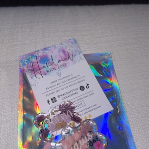 Resin Card Holder ID Card Holder Bank Card Holder Foil - Etsy Australia