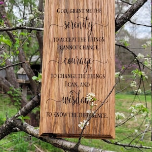 Serenity Prayer - Serenity - Courage - Wisdom; God Grant Me the ...