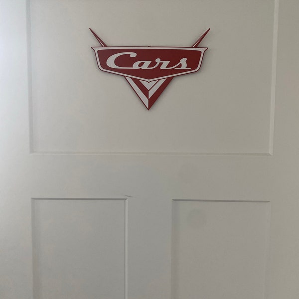 Cars Logo Wall Sign - Etsy