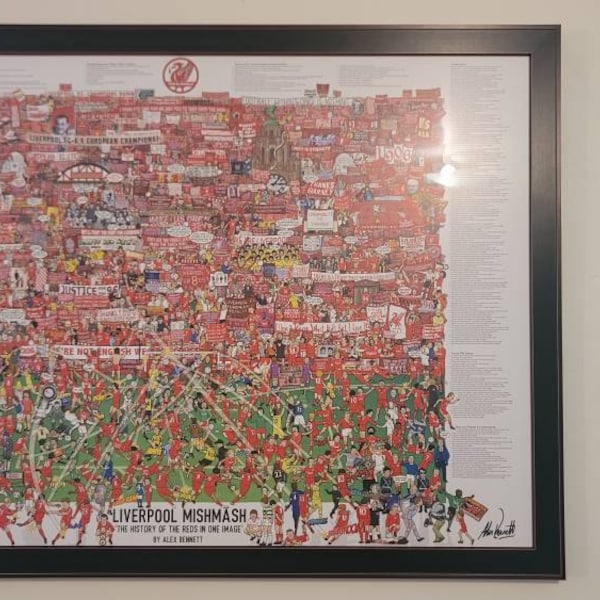 Liverpool Mishmash - the History of the Reds in One Image - Etsy UK