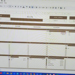 Task Planner Template Spreadsheet Excel Productivity Planner Household ...