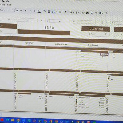 Task Tracker Excel Spreadsheet Planner Monthly Calendar 2024 Daily to ...