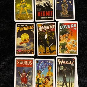 The Pulp Tarot Full Tarot Deck - Etsy