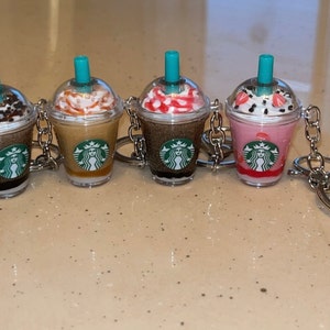 Starbucks Iced Matcha Latte Keychain Starbucks Key Ring Gift - Etsy